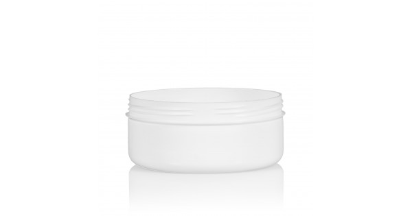 Soft Cylinder pots PP : 100 ml soft cylinder blanc PP pot